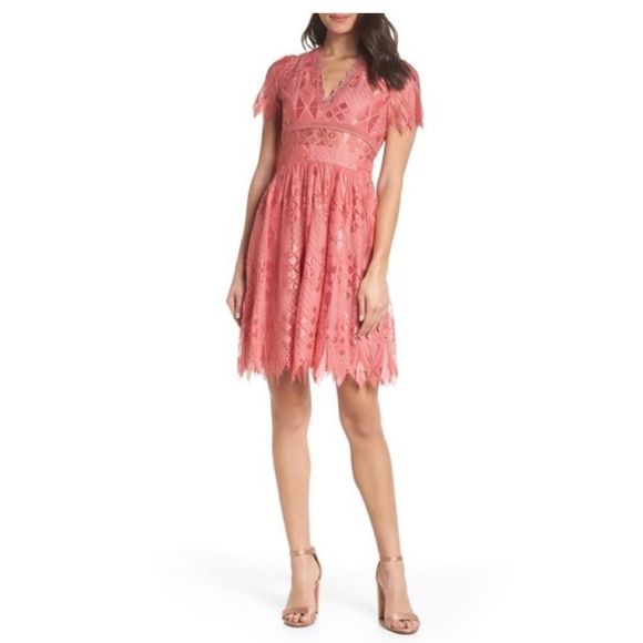 foxiedox | Dresses | Foxiedoxbravo Zulu Pinklace Dress Size Xl New With ...